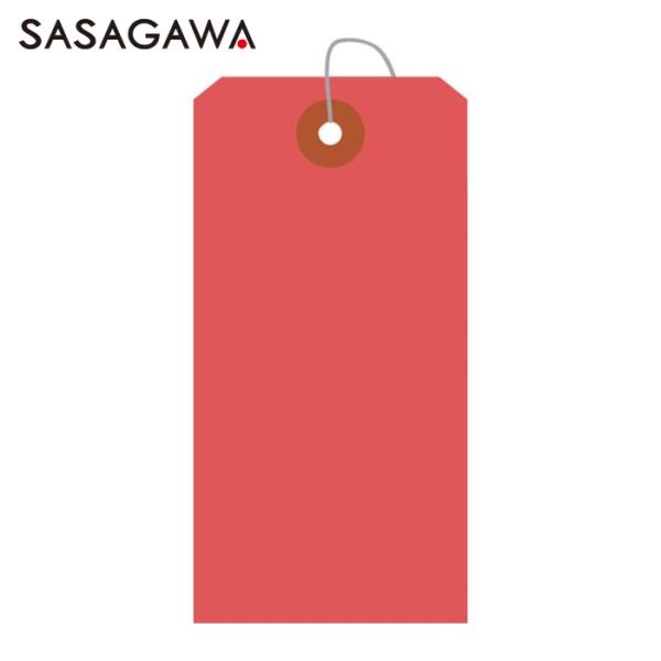 ササガワ 荷札|特長:大容量の業務用カラー荷札です。