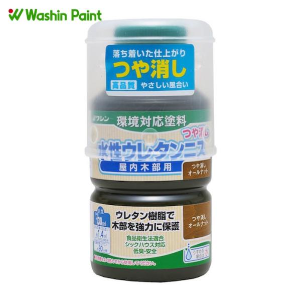 和信ペイント 木部用塗料|特長:耐久性があり、低臭で安全な扱いやすい屋内用ニスです。