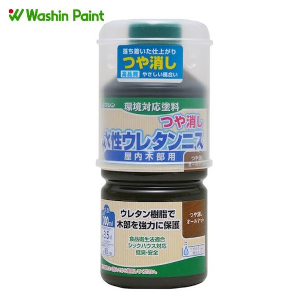 和信ペイント 木部用塗料|特長:耐久性があり、低臭で安全な扱いやすい屋内用ニスです。