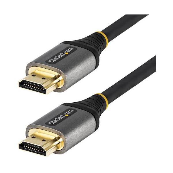 ・イーサネット対応のHDMI 2.0プレミアム認証ケーブルです。・耐久性に優れたTPE被覆材を使用しています。・柔軟なストレインリリーフで頻繁な折り曲げによる損傷を防止します。・優れたEMI保護機能で信号の完全性を保持します。・ハロゲンフリ...