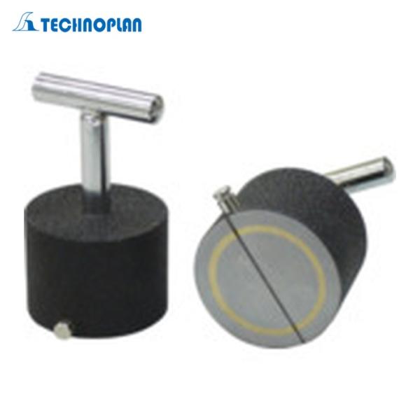 テクノプラン 加工用永磁マグネットホルダ|特長:吸着面の溝にはわせ鉄骨等に線を引くことができます。