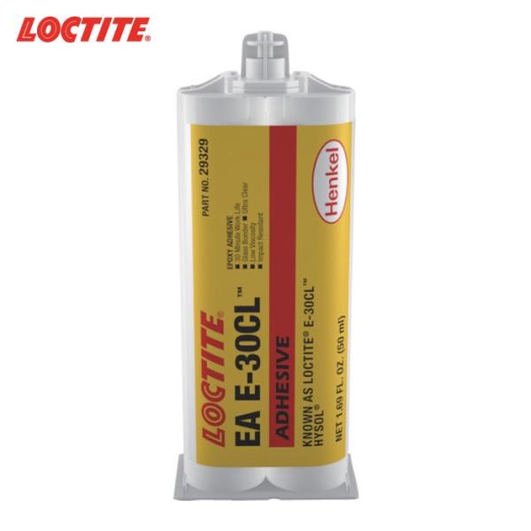 ロックタイト 接着剤2液混合タイプ(ガンタイプ)|特長:硬化後は極めて透明性に優れ、ガラスの接着に最適です。 流動性があり塗布作業が容易です。 耐衝撃性に優れています。