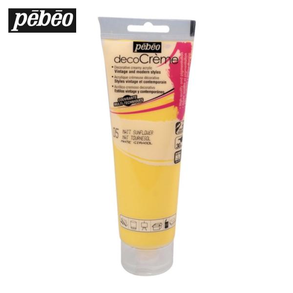 Pebeo 多目的塗料|特長:ワンコート(一度塗り)でキレイな仕上りです。 塗布・自然乾燥後、サンドペーパーで磨くとヴィンテージスタイルになります。 高顔料濃度・優れた耐光性があります。