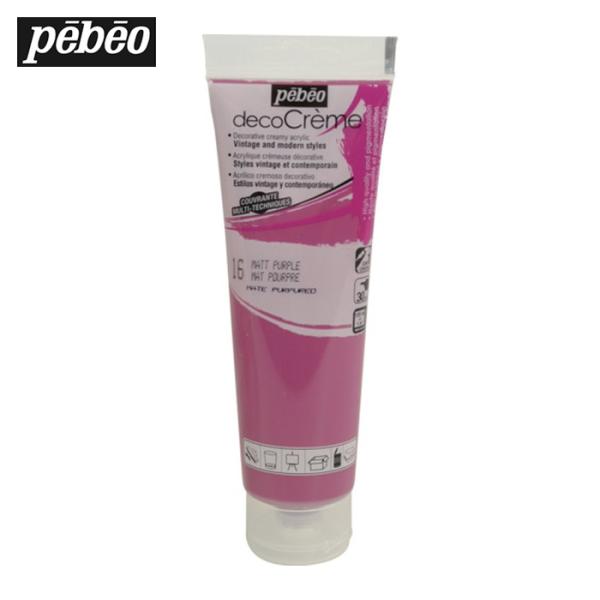 Pebeo 多目的塗料|特長:ワンコート(一度塗り)でキレイな仕上りです。 塗布・自然乾燥後、サンドペーパーで磨くとヴィンテージスタイルになります。 高顔料濃度・優れた耐光性があります。