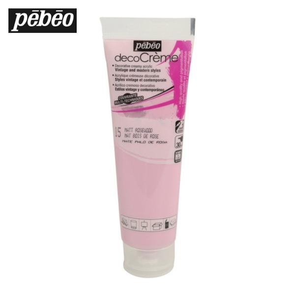 Pebeo 木部用塗料|特長:ワンコート(一度塗り)でキレイな仕上りです。 塗布・自然乾燥後、サンドペーパーで磨くとヴィンテージスタイルになります。 高顔料濃度・優れた耐光性があります。