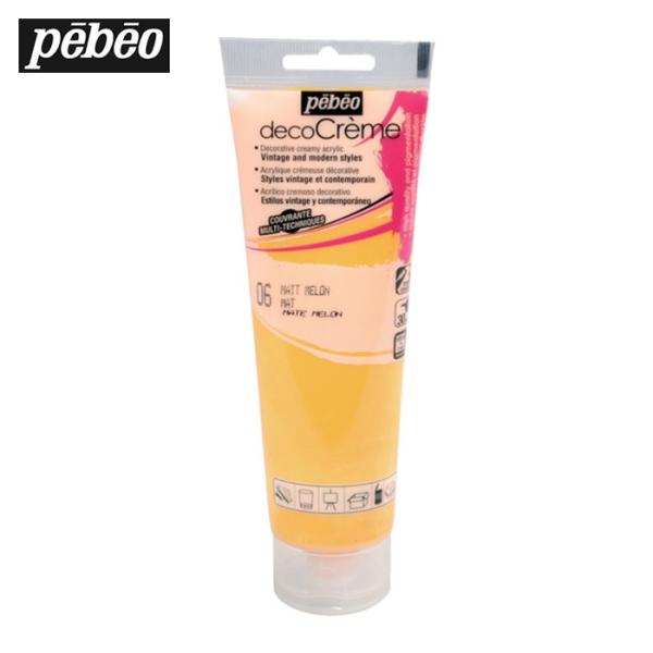 Pebeo 多目的塗料|特長:ワンコート(一度塗り)でキレイな仕上りです。 塗布・自然乾燥後、サンドペーパーで磨くとヴィンテージスタイルになります。 高顔料濃度・優れた耐光性があります。