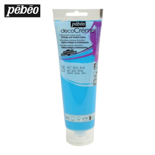 Pebeo 多目的塗料|特長:ワンコート(一度塗り)でキレイな仕上りです。 塗布・自然乾燥後、サンドペーパーで磨くとヴィンテージスタイルになります。 高顔料濃度・優れた耐光性があります。