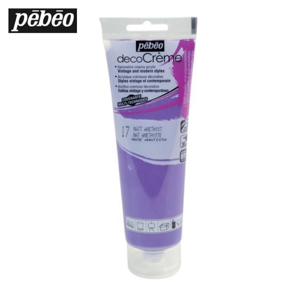 Pebeo 多目的塗料|特長:ワンコート(一度塗り)でキレイな仕上りです。 塗布・自然乾燥後、サンドペーパーで磨くとヴィンテージスタイルになります。 高顔料濃度・優れた耐光性があります。