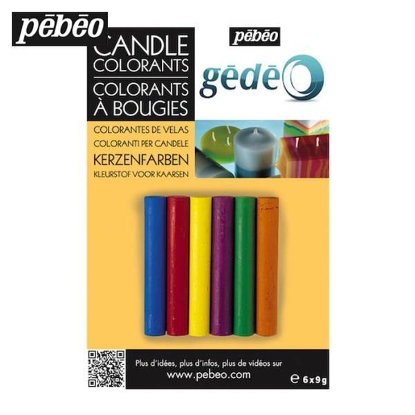 Pebeo 多目的塗料|特長:手作りキャンドルに色を付けるためのカラーです。
