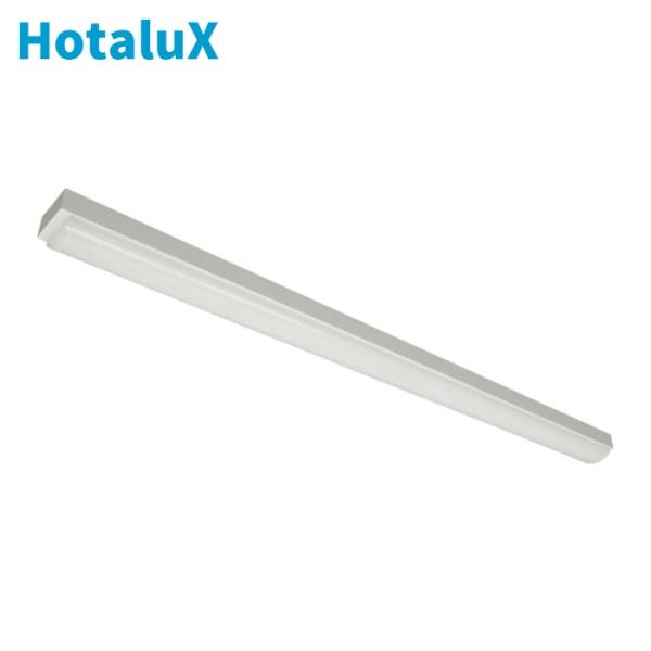 HotaluX 天井照明器具(LED)|特長:ライトユニット+本体 同梱包品で、荷運びも楽で環境に優しい商品です。 FHF32高出力×2灯用器具相当の明るさ昼白色です。 天井ボルトの出シロ長は、最長35mmまで切断することなく施工可能です。