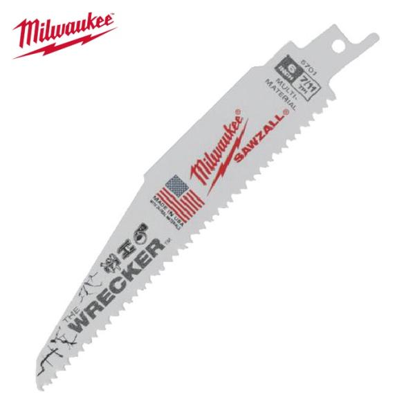 milwaukee セーバーソー替刃|用途:釘入り木材や厚みのある金属の切断、解体作業、PVC管の切断に。
