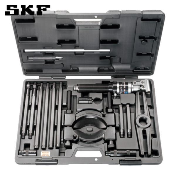 ・軸受背面にセパレーターを装着し、軸受を引抜くプーラーです。・SKF TMBS強力バックプーラーは、軸受背面のスペースが狭いために従来のジョープーラーでは制限がかかってしまう場合や、長い到達距離が必要なアプリケーションにおける軸受の取外し作...