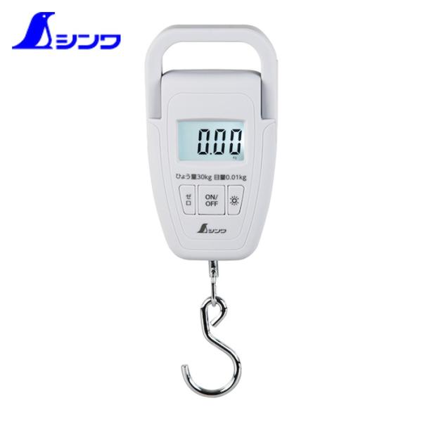 特長●風袋引機能付で容器などの重さを引いた測定ができます。●計量フックに掛けられない大きさの物でも測定できる、補助ベルト付です。●ホールド機能付です。●オートパワーオフ機能付です。●バックライト機能付です。
