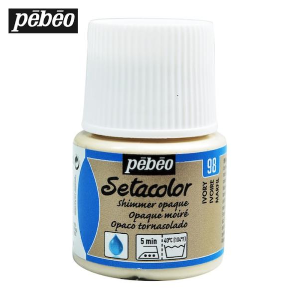 Pebeo 多目的塗料|特長:濃色生地にも発色し、キラキラとした上品な光沢のある不透明色です。