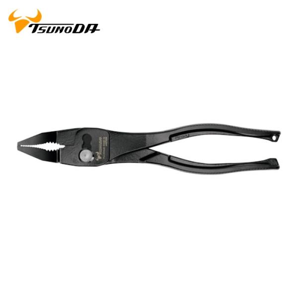 TTC プライヤー|特長:約2mmの極薄つかみ部と先曲り形状で、隙間や狭い箇所の作業に最適。 2,3段階に開いても平行に開くカーブの刃列が複数の刃でガッチリ掴む。 軟鉄線(針金)、番線φ2。
