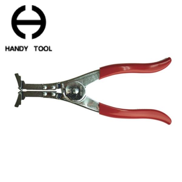 日平 車輌整備用工具(タイヤ・ブレーキ関連)|特長:プライヤー先端爪の形状は脱着時リングをホールドし外れにくい形状となっています。