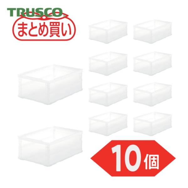 TRUSCO 折りたたみコンテナ|特長:人気の折りたたみコンテナをまとめてお安くいたしました。