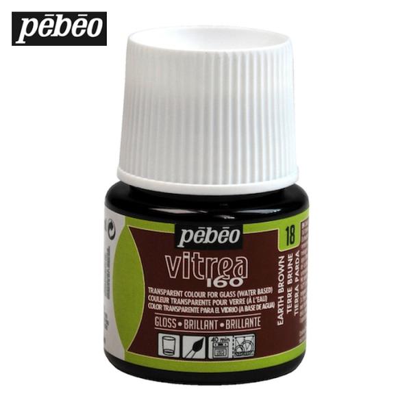 Pebeo 多目的塗料|特長:家庭用オーブンで手軽に焼成でき、ガラス用水性アクリル絵具。