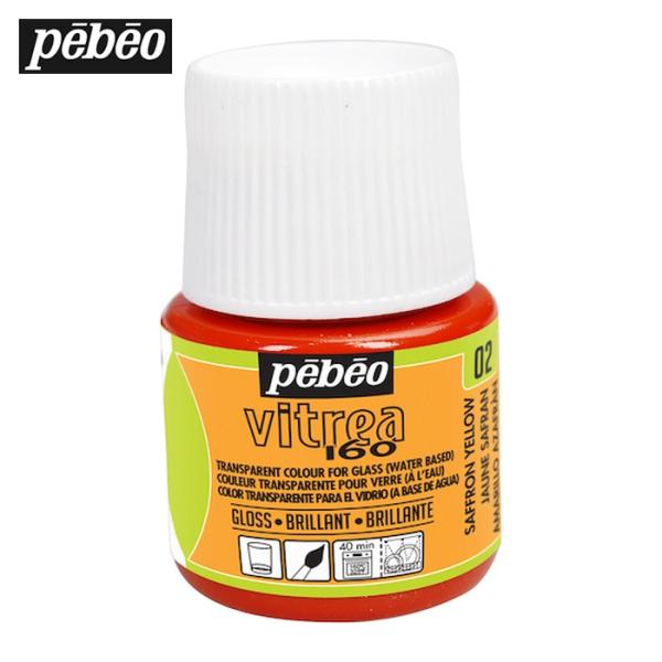 Pebeo 多目的塗料|特長:家庭用オーブンで手軽に焼成でき、ガラス用水性アクリル絵具。