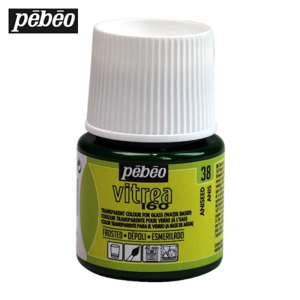 Pebeo 木部用塗料|特長:家庭用オーブンで手軽に焼成でき、ガラス用水性アクリル絵具。
