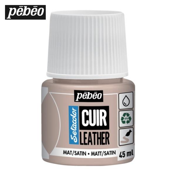 Pebeo 多目的塗料|特長:革・合皮用水性絵の具です。 幅広い色数、スクラッチや摩擦に強く、隠ぺい力(下地を隠す力)にも優れている高品質なペイントです。 ペイントは均一で、最大でも3回の薄塗りで、下地を隠すことができるのも特徴のひとつです。