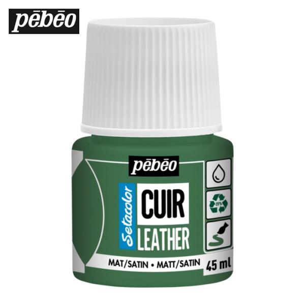 Pebeo 多目的塗料|特長:革・合皮用水性絵の具です。 幅広い色数、スクラッチや摩擦に強く、隠ぺい力(下地を隠す力)にも優れている高品質なペイントです。 ペイントは均一で、最大でも3回の薄塗りで、下地を隠すことができるのも特徴のひとつです。