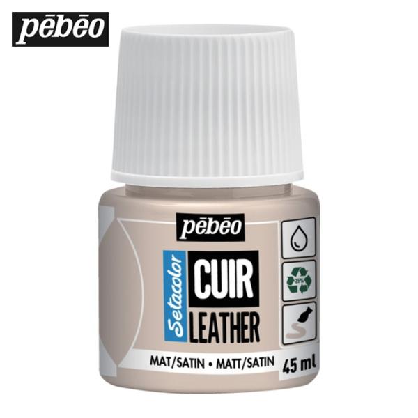Pebeo 多目的塗料|特長:革・合皮用水性絵の具です。 幅広い色数、スクラッチや摩擦に強く、隠ぺい力(下地を隠す力)にも優れている高品質なペイントです。 ペイントは均一で、最大でも3回の薄塗りで、下地を隠すことができるのも特徴のひとつです。