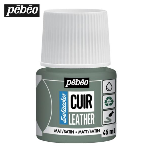 Pebeo 多目的塗料|特長:革・合皮用水性絵の具です。 幅広い色数、スクラッチや摩擦に強く、隠ぺい力(下地を隠す力)にも優れている高品質なペイントです。 ペイントは均一で、最大でも3回の薄塗りで、下地を隠すことができるのも特徴のひとつです。
