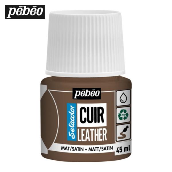 Pebeo 多目的塗料|特長:革・合皮用水性絵の具です。 幅広い色数、スクラッチや摩擦に強く、隠ぺい力(下地を隠す力)にも優れている高品質なペイントです。 ペイントは均一で、最大でも3回の薄塗りで、下地を隠すことができるのも特徴のひとつです。