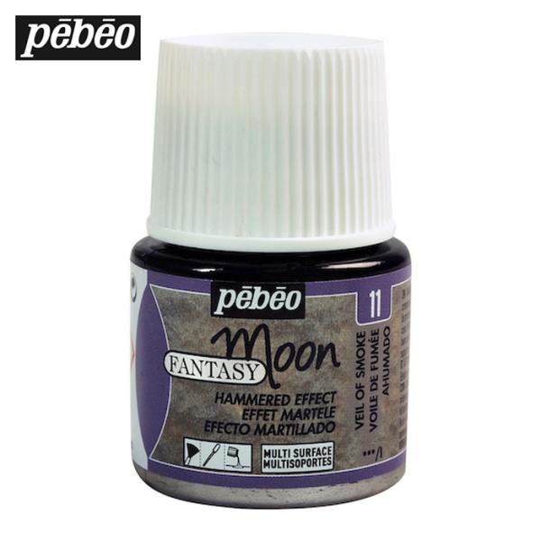 Pebeo 多目的塗料|特長:ムーンは塗布した面がつるつるとした感触のスムーズな仕上がりが得られ、月の表面のような模様になる溶剤系絵具です。 マーブリングをすることができ、混色も可能です。 筆を使って塗布することができます。