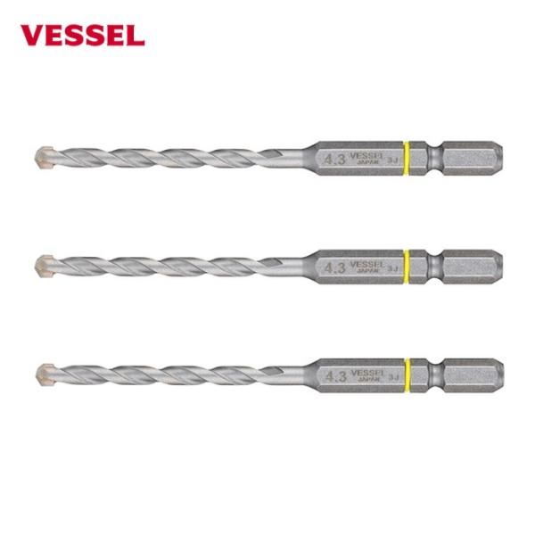 特長●片刃非対称の新設計刃で切削抵抗が減り切削スピードと耐久性がアップ。●刃先を水で冷やせば、穴あけ回数アップ。●クッションリングでサイズを色分け。用途●磁器タイル、瓦、陶器タイル、モルタル、ブロック、ALC、石膏ボードなどの穴あけ