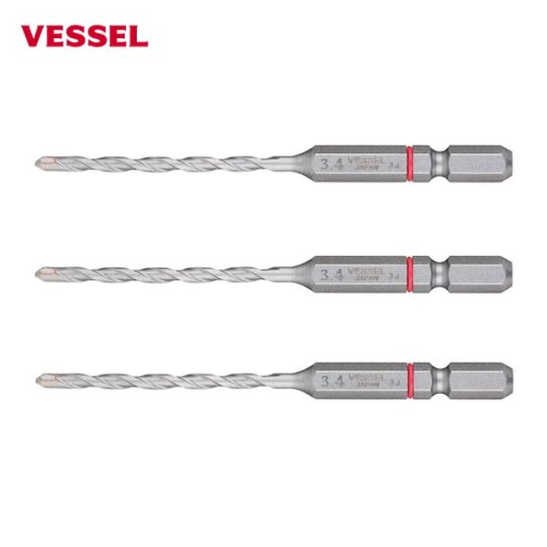 特長●片刃非対称の新設計刃で切削抵抗が減り切削スピードと耐久性がアップ。●刃先を水で冷やせば、穴あけ回数アップ。●クッションリングでサイズを色分け。用途●磁器タイル、瓦、陶器タイル、モルタル、ブロック、ALC、石膏ボードなどの穴あけ