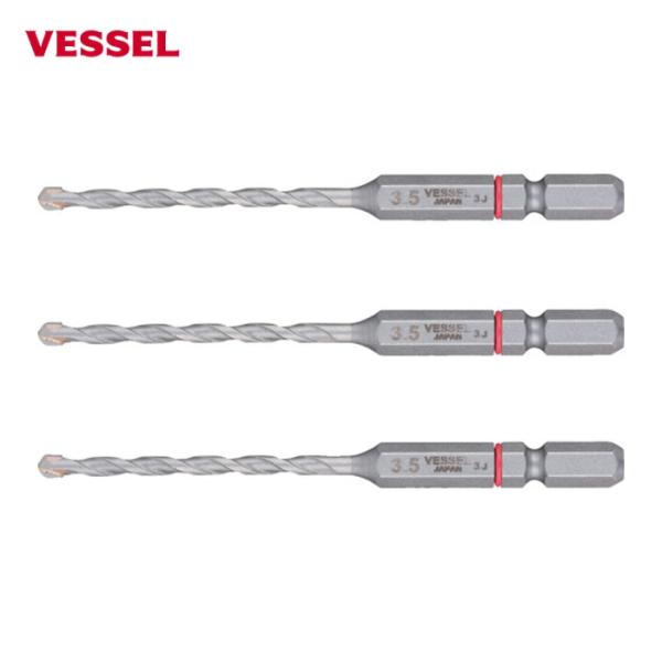 特長●片刃非対称の新設計刃で切削抵抗が減り切削スピードと耐久性がアップ。●刃先を水で冷やせば、穴あけ回数アップ。●クッションリングでサイズを色分け。用途●磁器タイル、瓦、陶器タイル、モルタル、ブロック、ALC、石膏ボードなどの穴あけ