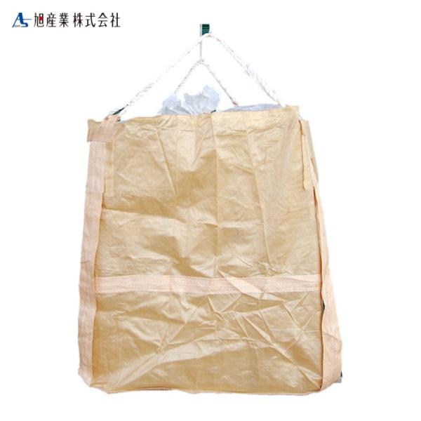 旭 コンテナバッグ|特長:角型のコンテナバッグです。 大量運搬用に適しております。 ロープベルト併用のため角型状に収まりやすいです。