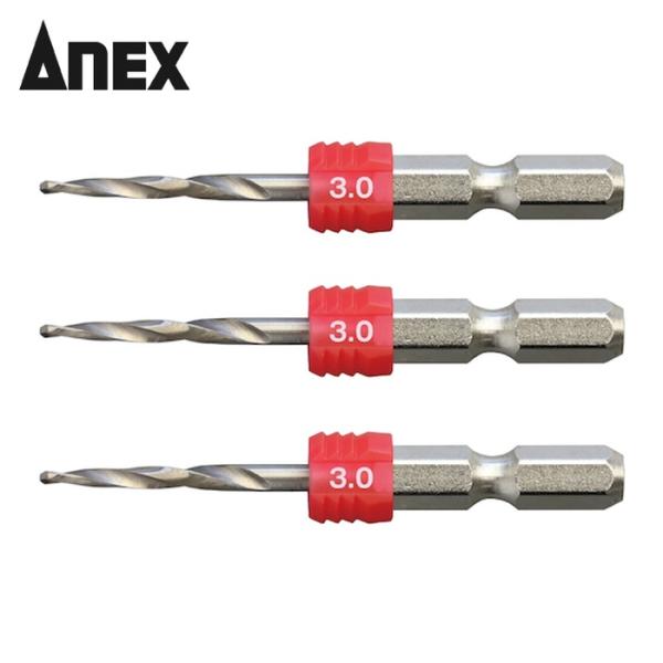 特長●つまみやすいグリップで指がすべらずに安心して錐の脱着ができます。●連続作業で錐が熱くなってもつまめます。●折れにくく、狙いやすいショートタイプ●二条溝構造とハイス鋼で高耐久●グリップカラーでサイズがわかる用途●硬木・集成材など木材全般...