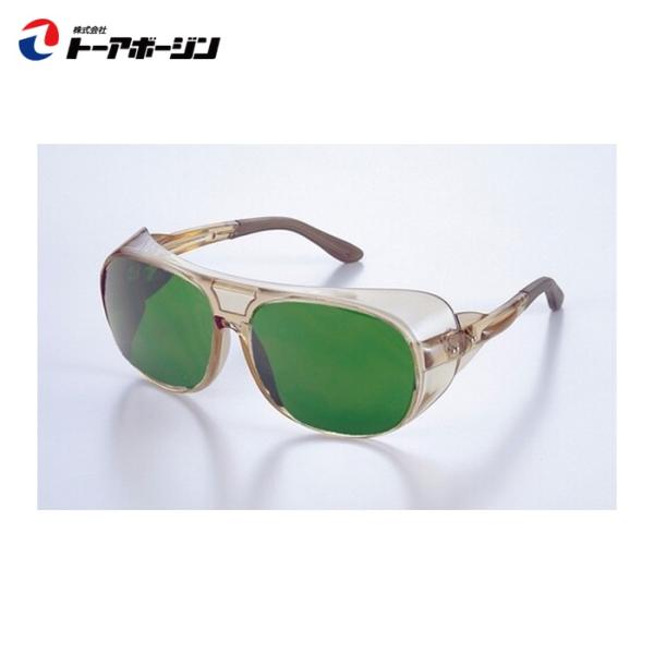 TOA BOJIN 遮光メガネ(ガス溶接作業用)|特長:大型アイカップフレームです。 レンズは#1。 2~6から選べます(JIS遮光レンズ)。