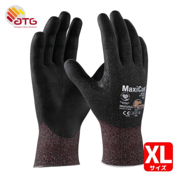 エーティージー 特殊繊維手袋|特長:特許取得のマイクロ発泡ニトリルコーティングは熱と蒸れを360°全方向から放出し、手の温度を最適に保ちます。 マキシカット[[R上]]・ウルトラ[[TM上]]は薄さ・快適性・耐久性を高めており、耐切創手袋で...