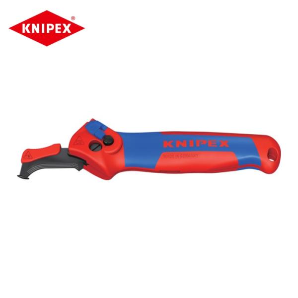 特長●肉厚７mmまでの硬くて丈夫な電線被膜の皮剥きができます。●被膜を円周方向にカットした後、ラチェット機能により縦方向の切断が簡単に出来ます。●ブレードは３つのカッティングエリアを備え、円周方向と縦方向のカットができます。●特殊な刃先形状...