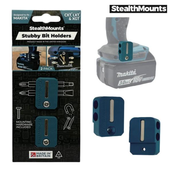 ステルスマウント ビットホルダ|特長:マキタ(Makita)のインパクトドライバーに設置できるマグネットビットホルダーです。 露出してるマグネットの強力な磁気により、様々な角度から余ったビスなどを取り付けることが可能です。 Stubbyタイ...