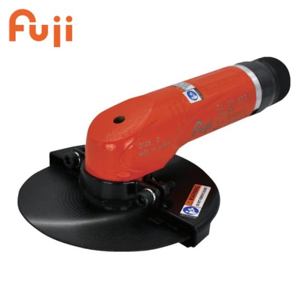 不二 エアアングルグラインダー|特長:小型・軽量・低ヘッド(44。 5mm)デザインです。 片手で作業が可能です。