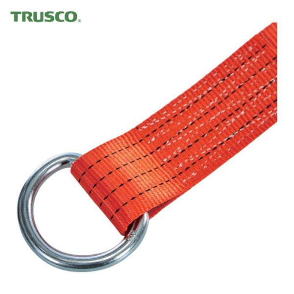 TRUSCO ベルト荷締機|特長:ラチェット式(歯車式)で強力タイプのベルト荷締機です。 ワイドハンドル採用により、握りやすく、力が入れやすいので作業性が向上しております。 ポリエステル素材のベルトは、引張強度・耐久性・防腐性に優れ、長く安...