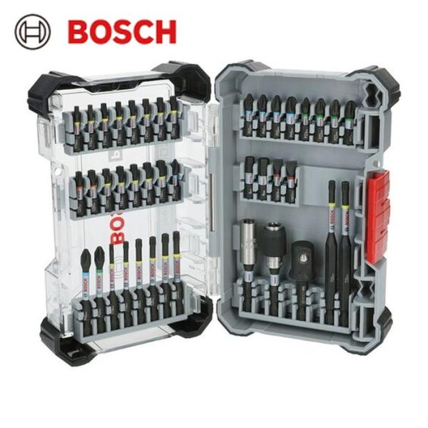 ボッシュ 片頭ドライバービットセット|特長:41ピース入りドライバービットセットです。 9mm溝シャンクです。 35mm軸です。