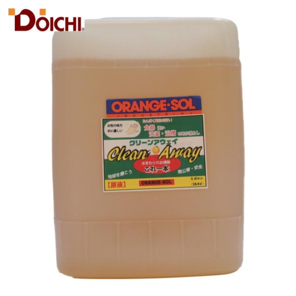 Dоichi 業務用洗剤|特長:鉱物・動物・植物油・蛋白質系の汚れを落とす多用途洗浄剤です。 天然オレンジオイル使用でRoHS2指令準拠で人体と環境に安全です。 汚れの種類により希釈ができる万能クリーナーです。