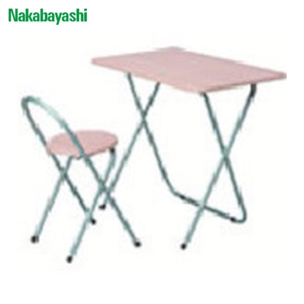ナカバヤシ 折りたたみ式会議用テーブル|特長:コンパクトサイズで機能的な折りたたみデスクとチェアのセットです。 使わないときは家具のすき間などに収納できるので、お部屋のスペースを有効に使えます。