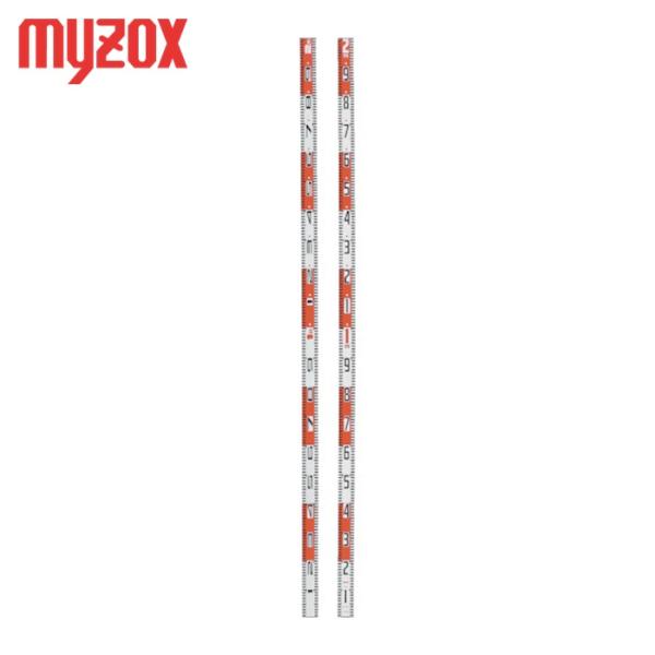 MYZOX ロッド|特長:軽くて丈夫なアルミ製標尺です。 検測ロッドの交換用として利用できます。