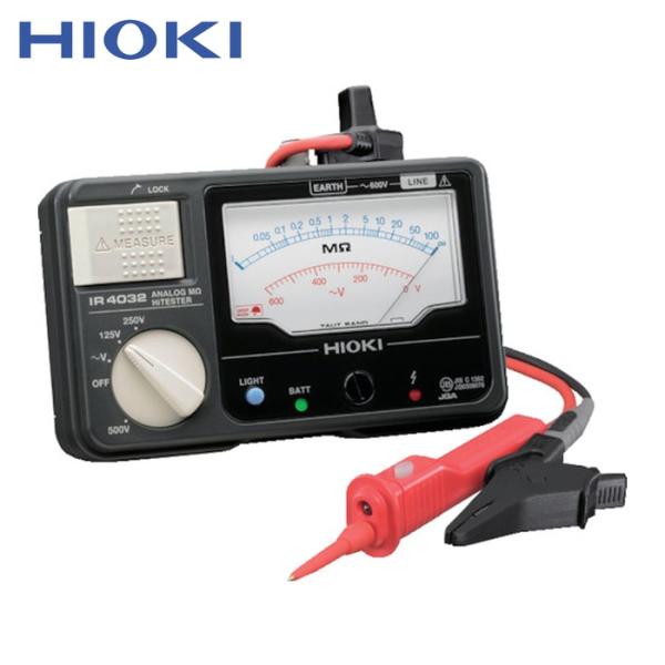 HIOKI アナログ絶縁抵抗計|特長:先端長が35mmのテストリード(L9787)が付属しています。 1台で便利な3レンジモデルです。 すっきり見えやすいスケールなので、確実に測定値を読めます。