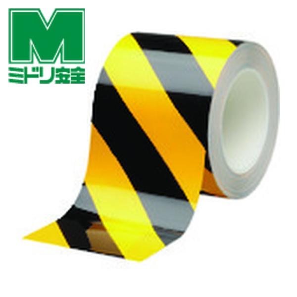 ミドリ安全 ラインテープ|特長:表面の特殊なコーティングでキズや汚れに強いです。 きれいな状態が長持ちするので貼り替え頻度が少なく済みます。 巻き芯が樹脂製でクリーンルームでも使えます。
