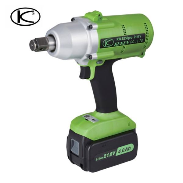 ・モーターパワーを効率よくインパクト打撃に変換し、電池の持ちがアップしました。・電源自動停止機能付です。・建機、フォークリフトの整備作業にエアーホースレスで驚異的なパフォーマンスを発揮します。・Eproクラッチ機構を採用しています。・低振動...