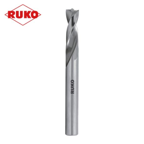 RUKO スポットカッター|特長:芯ブレ、バリを抑えて、高い精度で穴あけ加工が可能です。 コバルトハイス製なので特にステンレス材の加工に最適です。