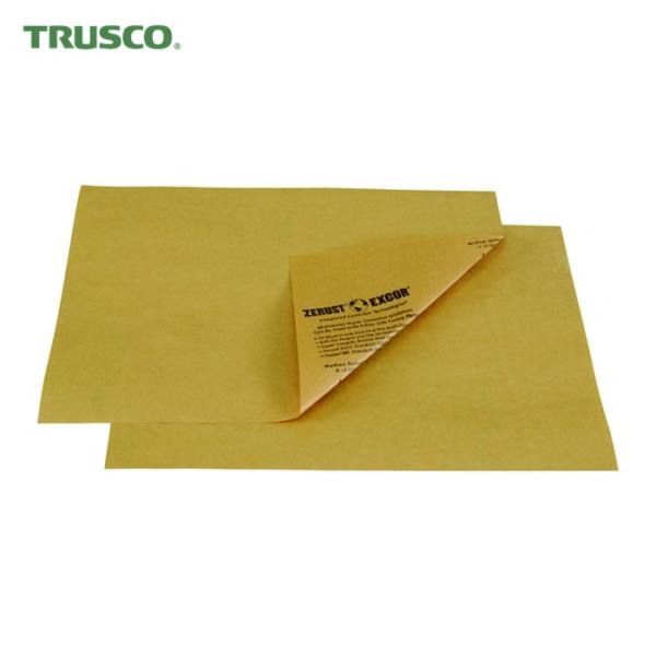 TRUSCO 気化性防錆紙|特長:ゼラスト防錆成分を含浸させた両面防錆タイプの気化性防錆紙です。